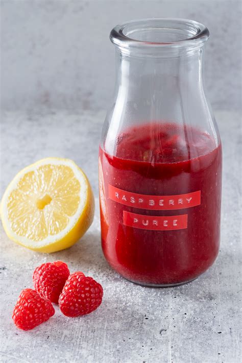 How To Make Raspberry Puree For Drinks Sweet Steep