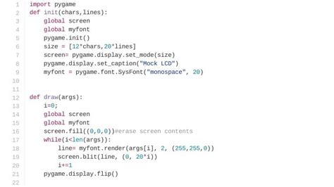 Virtual Lcd Using Python Raspberrypi