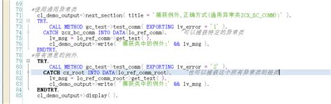 Abap基础知识 类的例外处理 Csdn博客