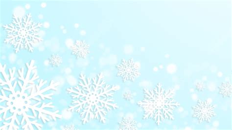 밝은 하얀 눈꽃 Ppt 배경 이미지 무료 다운로드 Slidesdocs