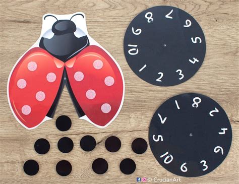 Ladybug Counting Activity Numbers 1 To 10 Printable Etsy