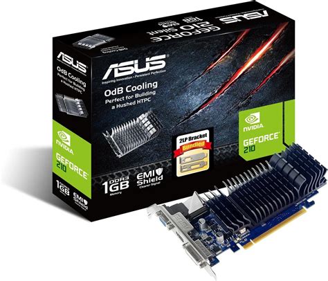 Asus GeForce 210 Nvidia Silent Graphics Card (PCI Express 2.0, 1GB ...
