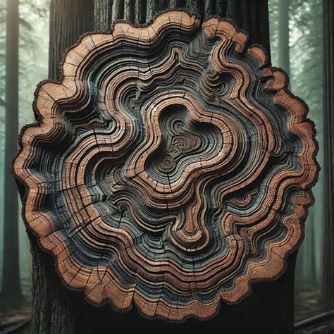 Chronicles Of The Forest A Collection Of Abstract Tree Ring Art Prints Digital Download