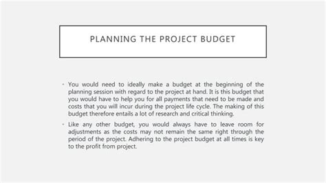 Project Cost Control Techniques Pptx
