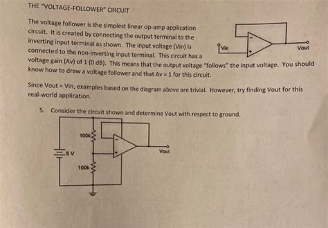 Voltage Follower Circuit Diagram
