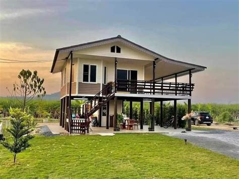 15 Desain Rumah Panggung Modern Yang Pastinya Anti Banjir