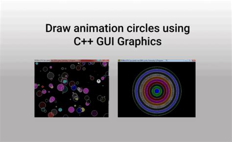 Draw Animation Circles Using C Gui Graphics Techarge