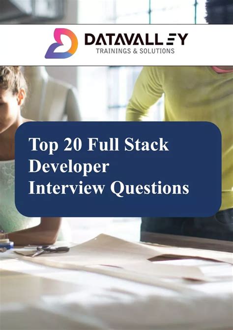 ppt top 20 full stack developer interview questions powerpoint