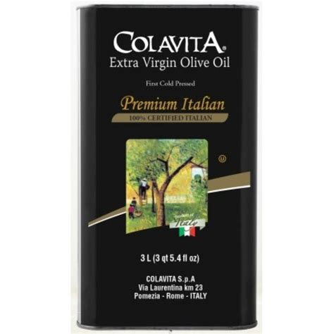 Colavita Premium Italian Extra Virgin Olive Oil 3 Liter 4 Per Case