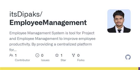 Github Itsdipaks Employeemanagement Employee Management System Is Tool For Project And