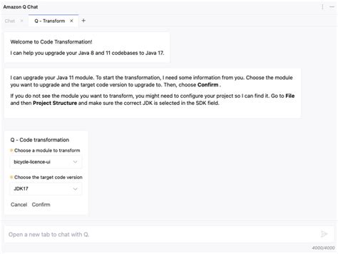 Code Transformation With Amazon Q Dev Community