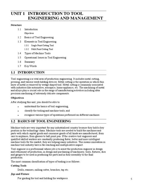 Tool Enginnering And Geometry Pdf