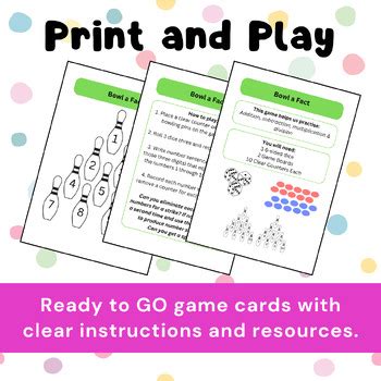 Printable Year 4 Math Fluency Games Hands On No Prep Ready To Use