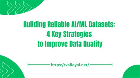 building reliable ai ml datasets key strategies to improve data