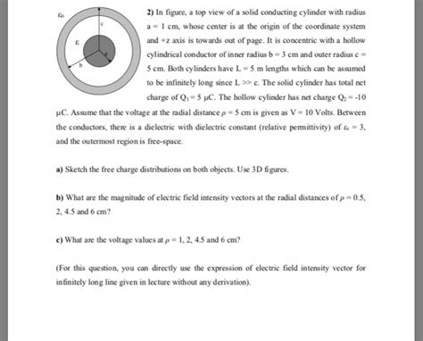 2 In Figure A Top View Of A Solid Conducting