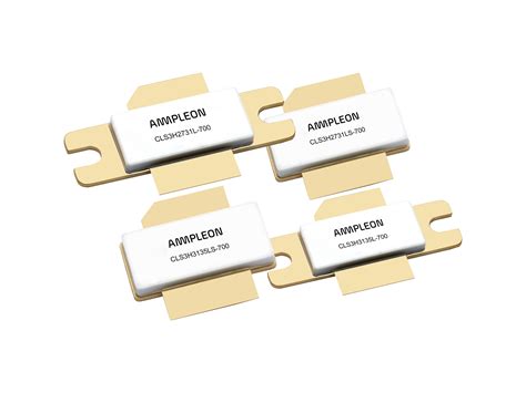 Ampleon Expands Its Gan Transistor Portfolio With Four New 700 W Devices For S Band Radar Across