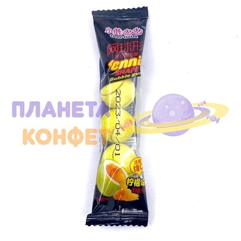 Жвачка Deer DaDa теннисный мяч со вкусом лимона