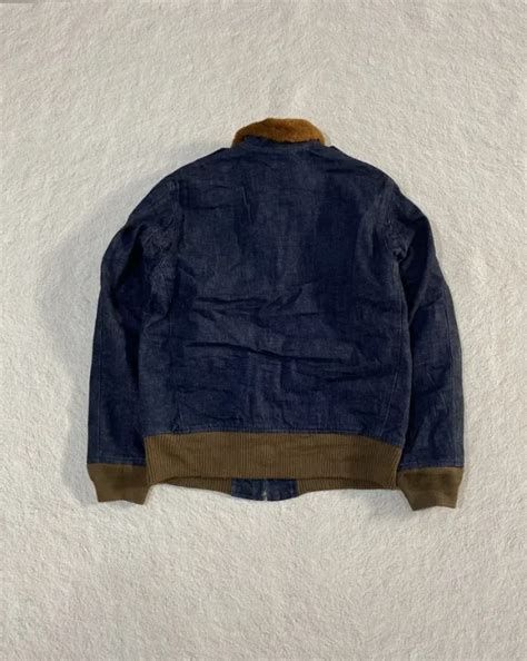 Rare Fullcount B10 Bomber Denim Jacket Forces Jackets