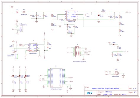 ESP32 CAN Bus Shield Store MrDIY Ca