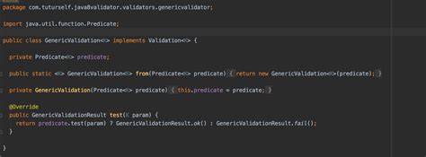 Use Of Fluent Interfaces To Validate Objects Using Java 8 Stack Overflow