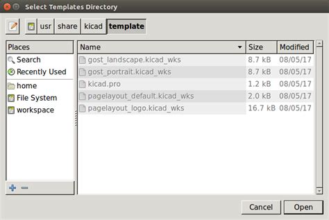 Create Project From Template Issue Dockerware Kicad Github