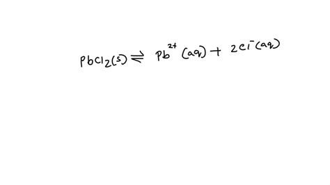 Solved Write The Ionic Equation For Dissolution And The Solubility