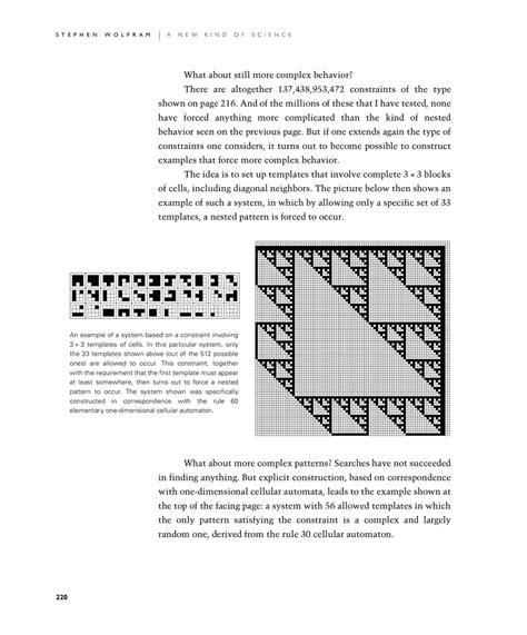 Systems Based On Constraints A New Kind Of Science Online By Stephen Wolfram Page 220