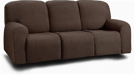Ulticor Jacquard 8 Pieces Recliner Sofa Covers Stretch