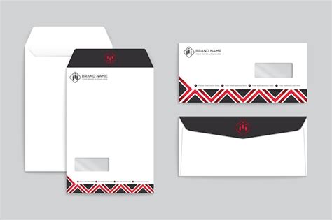 Premium Vector Simple Envelope Layout