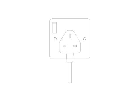Socket Elevation Free Cads