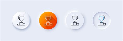 우승자 연단 라인 아이콘입니다 스포츠 트로피 선 아이콘 벡터 3차원 형태에 대한 스톡 벡터 아트 및 기타 이미지 3차원 형태 Championship 강단 Istock