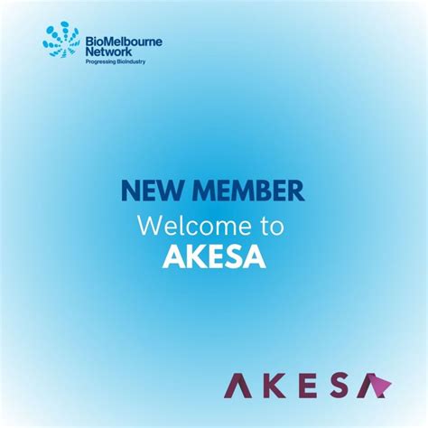⭐ We Are Delighted To Welcome Akesa To Biomelbourne Network As A