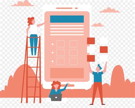 团队合作手机应用开发png图片素材下载 图片编号8107324 Png素材网