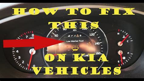 How to fix Kia Sorento windshield washer fluid leaking - YouTube