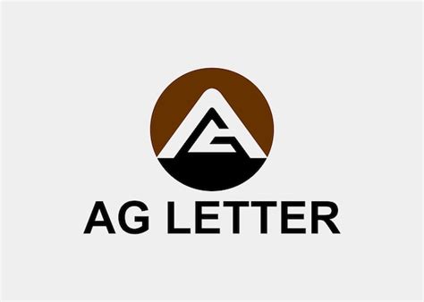 Premium Vector Logo Ag Circle Company Name