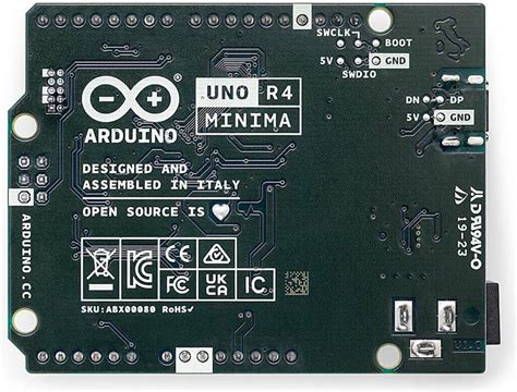 Arduino UNO R DEDB Minima Board Microhertz ARM CPU Speed USB C Connector Enhanced