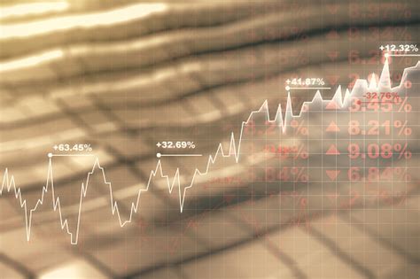 반짝이는 금속 배경 은행 및 회계 개념에 대한 가상 추상 재무 다이어그램의 멀티 노출 0명에 대한 스톡 사진 및 기타 이미지 0명 경제 그래프 Istock