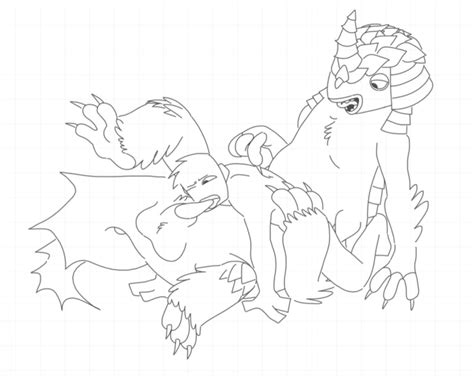 Rule 34 Anthro Big Blue Bubble Duo Genitals Hi Res Holding Partner