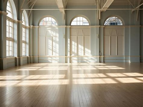 Premium Ai Image Room With Illuminated Windows
