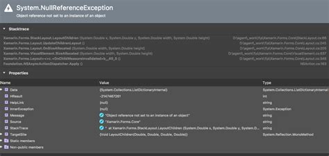 C Custom Control Causing Null Reference Exception In Xamarin Forms