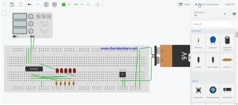 Simulating Led Sequencer Using Johnson Decade Counter Malarveni Saravanan Posted On The Topic
