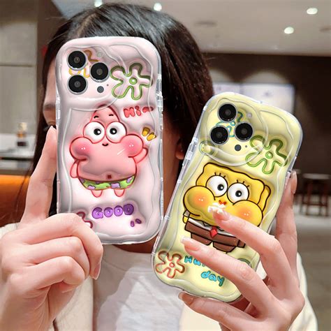 Jual Oppo A A Untuk Hp Casing Sofcase Cute Spongebob Softcase Soft Cassing Cream