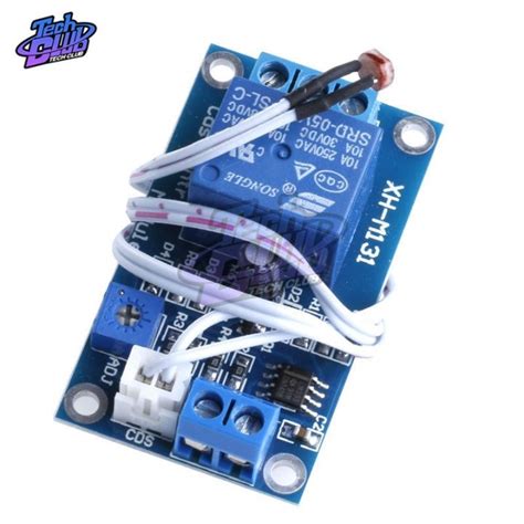 Xh M131 Sensor Deteksi Modul Relai Fotoresistor 10a Dc 5v 12v 24v Modul Kontrol Otomatis