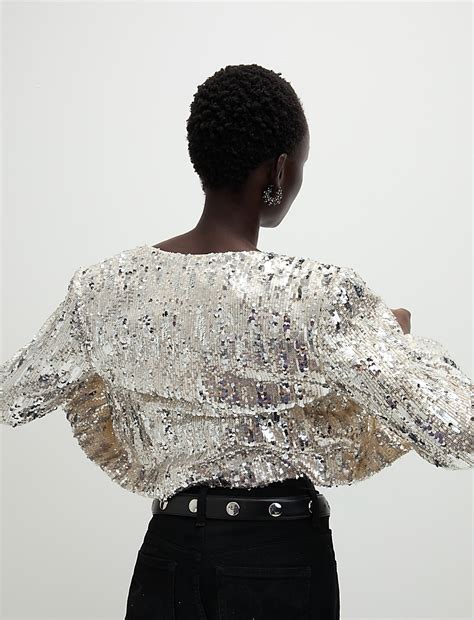 Buy Embellished Cropped Jacket At Marks And Spencer