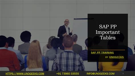 sap pp important tables