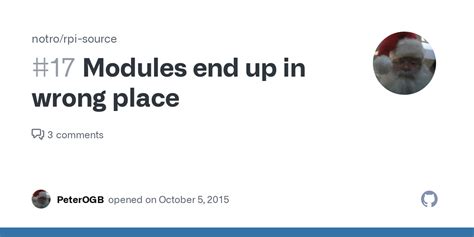Modules End Up In Wrong Place Issue Notro Rpi Source GitHub