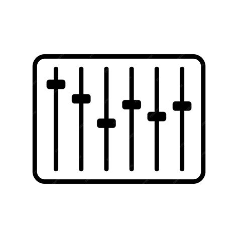 Premium Vector Sound Equalizer Icon Symbol