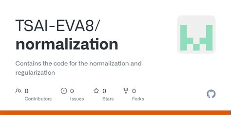 Github Tsai Eva8normalization Contains The Code For The Normalization And Regularization