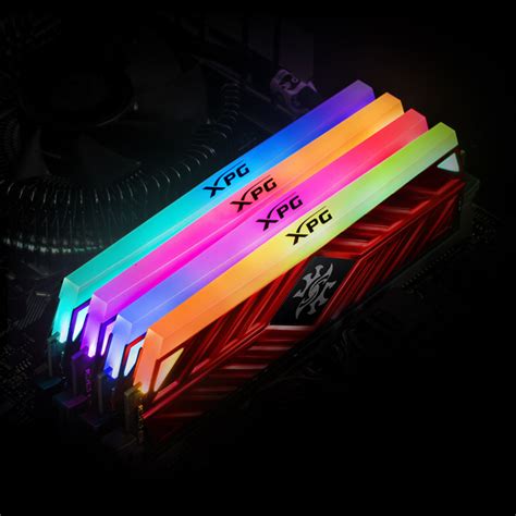 Ram Adata Xpg Spectrix D41 Led Rgb Red 8gb 1x8gb 3200mhz Ddr4