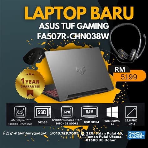 Asus Tuf Gaming Computers Tech Laptops Notebooks On Carousell